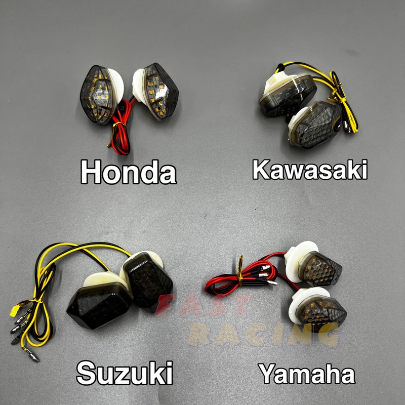 motorcycle signal winker light led lamp 12V by pair | Shopee Philippines