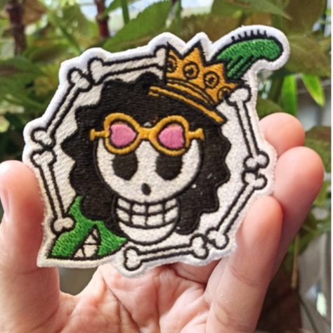 One piece brook Embroidery patch | Shopee Philippines