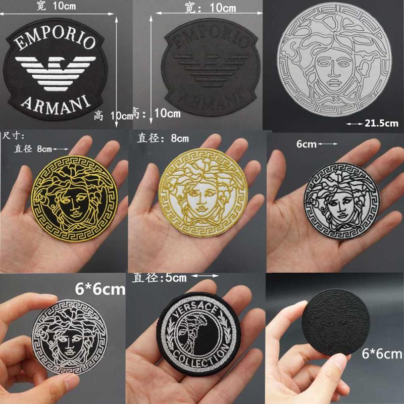 Fashion Trendy Brand logo Embroidery Cloth Stickers Clothes Pants ...