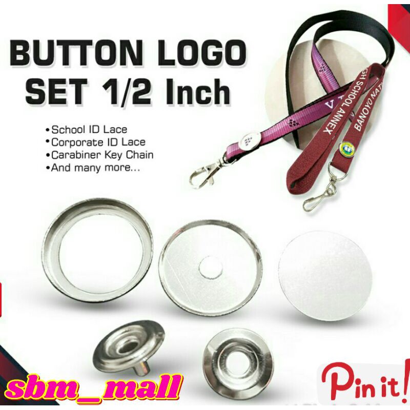 ID BUTTON LOGO SET FOR ID LACE MAKING (100pcs per pack) | Shopee ...