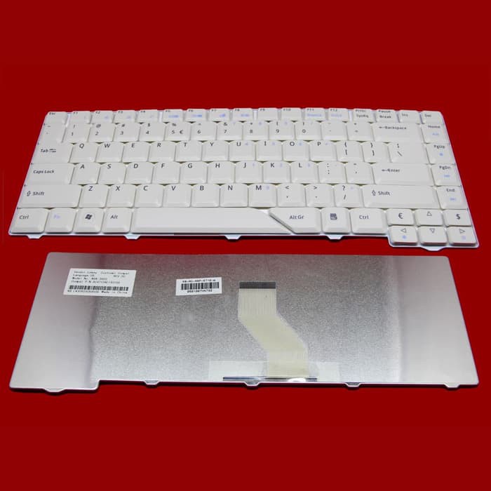 Acer ASPIRE 4710 4320 4520 5220 WHITE Keyboard | Shopee Philippines