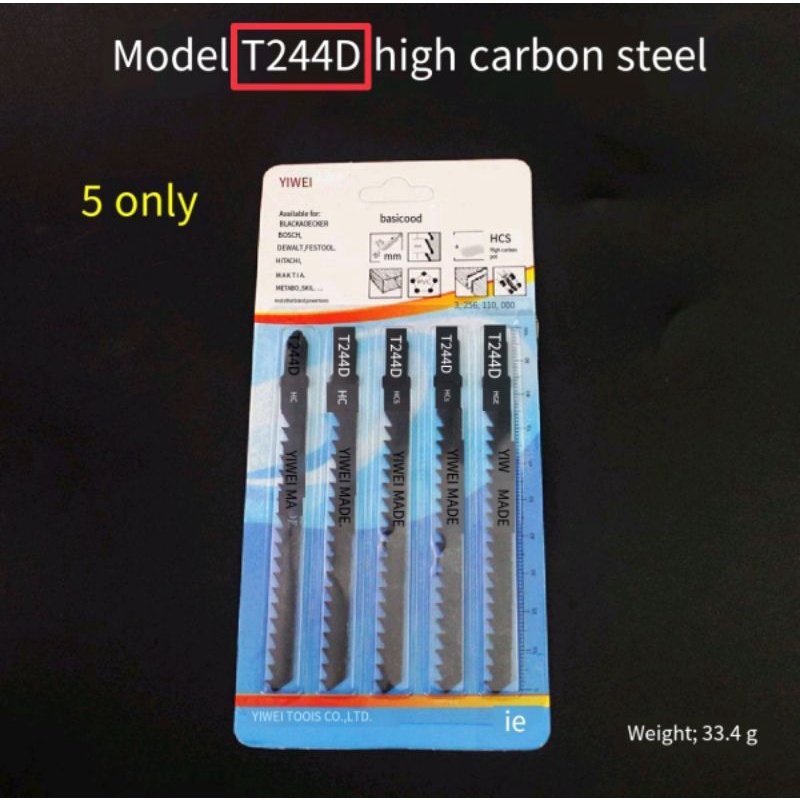 HSS Steel Jigsaw Blades Wood Steel Fast Cutting Reciprocating Jigsaw ...
