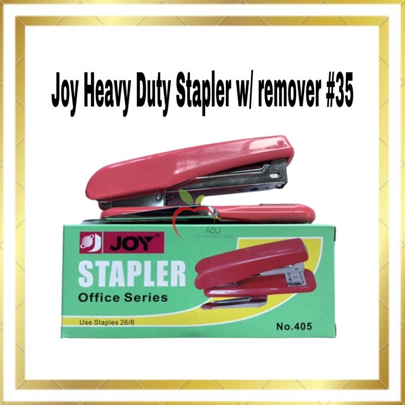 Joy Heavy Duty Stapler #35 w/remover no.405 | Shopee Philippines