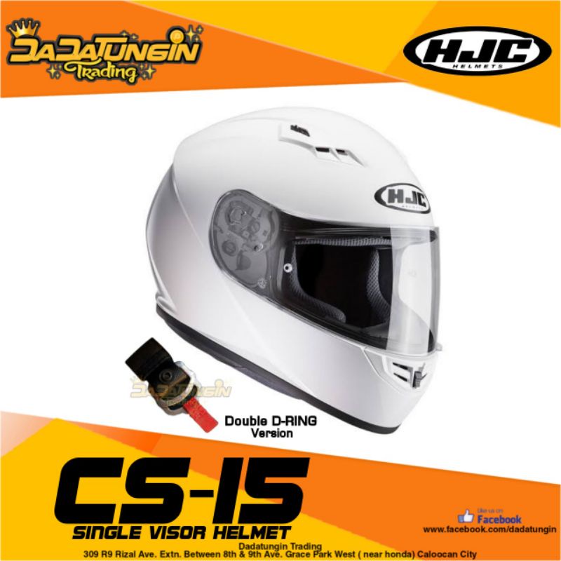 HJC CS-15 Fullface Helmet Double D-Ring Version | Shopee Philippines