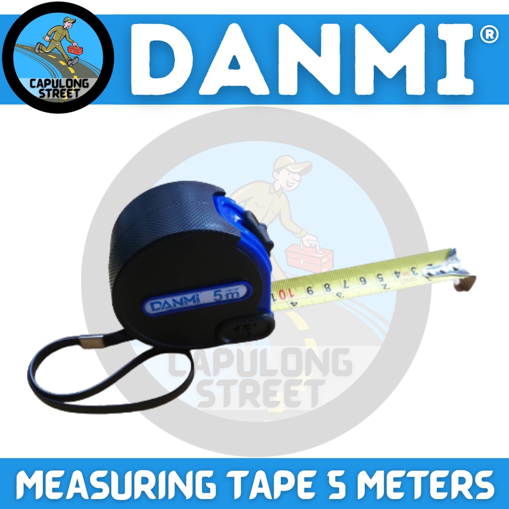 Danmi Measuring Tape 5 Meters Pang Metro High Quality Carpenters ...