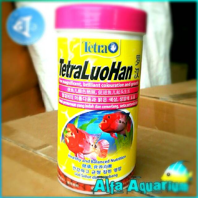 Tetra Louhan/Louhan Fish Pellets/Tetralouhan 86Gram/Tetra Luohan/Lohan ...