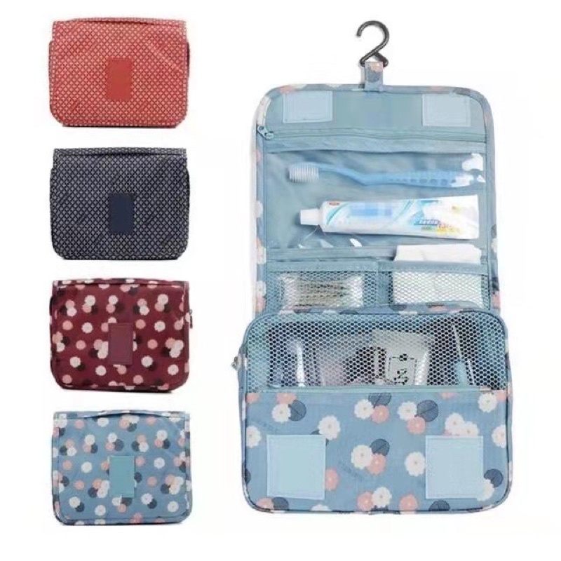 Hanging Toiletry Pouch And Travel Organizer Bag for Makeup, Beauty ...