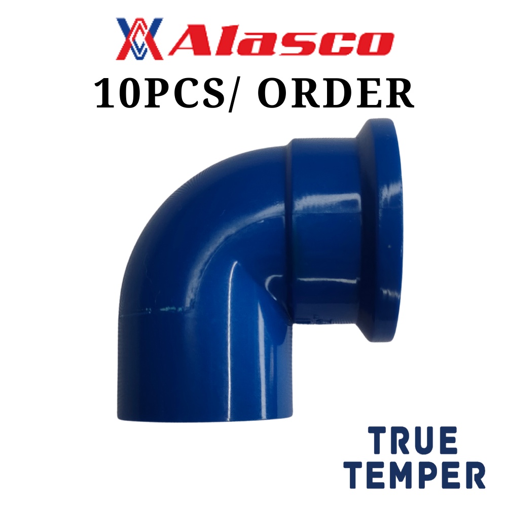 Alasco PVC Blue Threaded Elbow - 10 pcs/ Order | Shopee Philippines