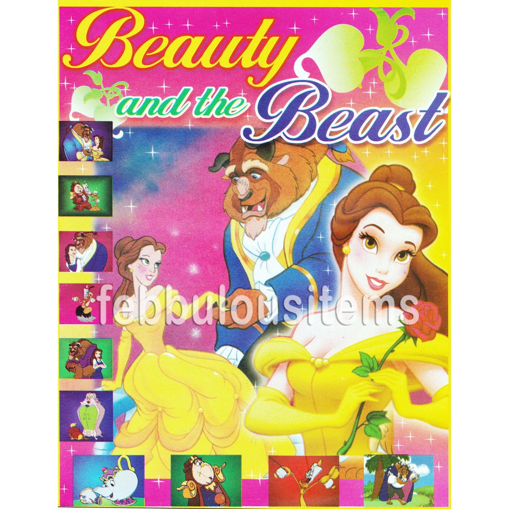 Story Book / Coloring Book English Tagalog ( Beauty and the Beast ...