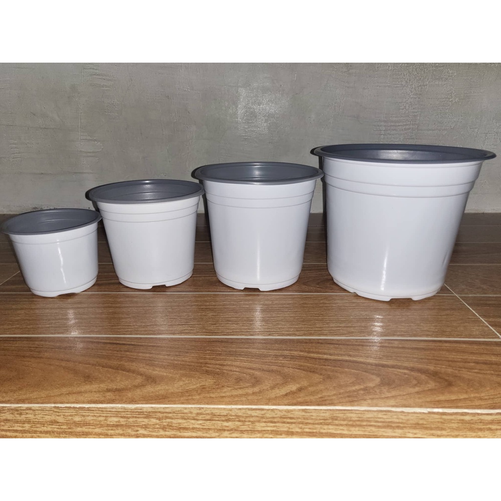 cheap white round pots for plants P11 P14 P20 P25 - plastic paso for ...