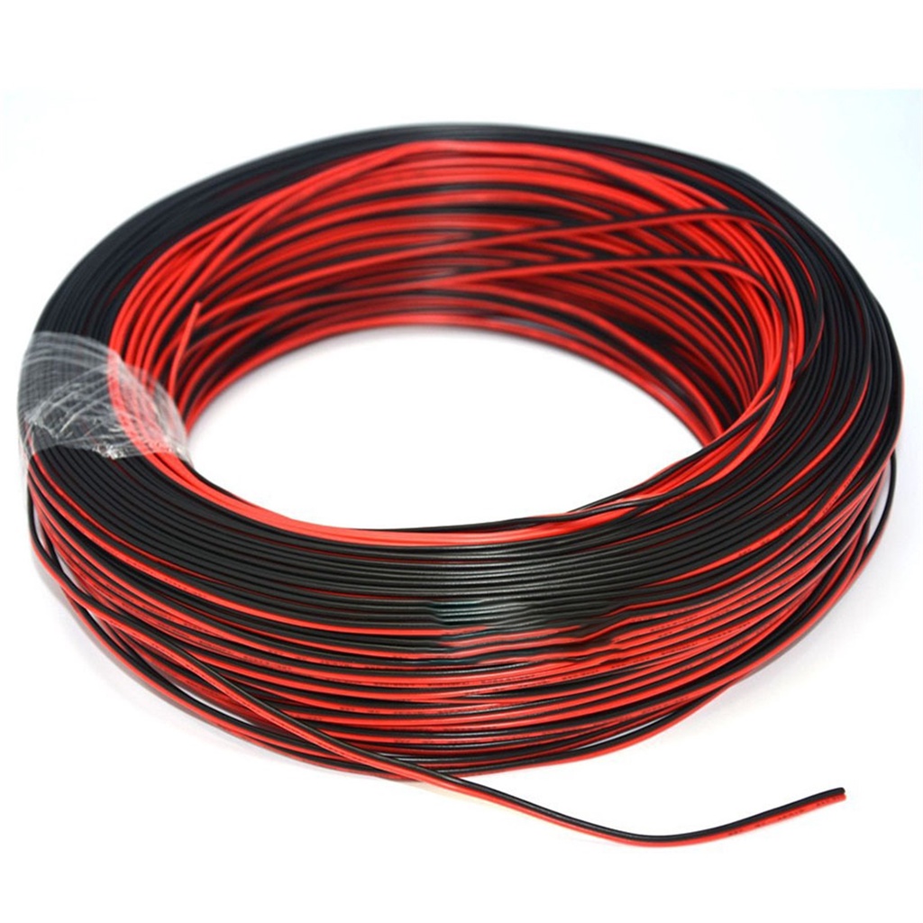 20 Meters Electrical Wire, Tinned Copper 2 Pin AWG 22, Insulated PVC Extension LED Strip, Cable ...