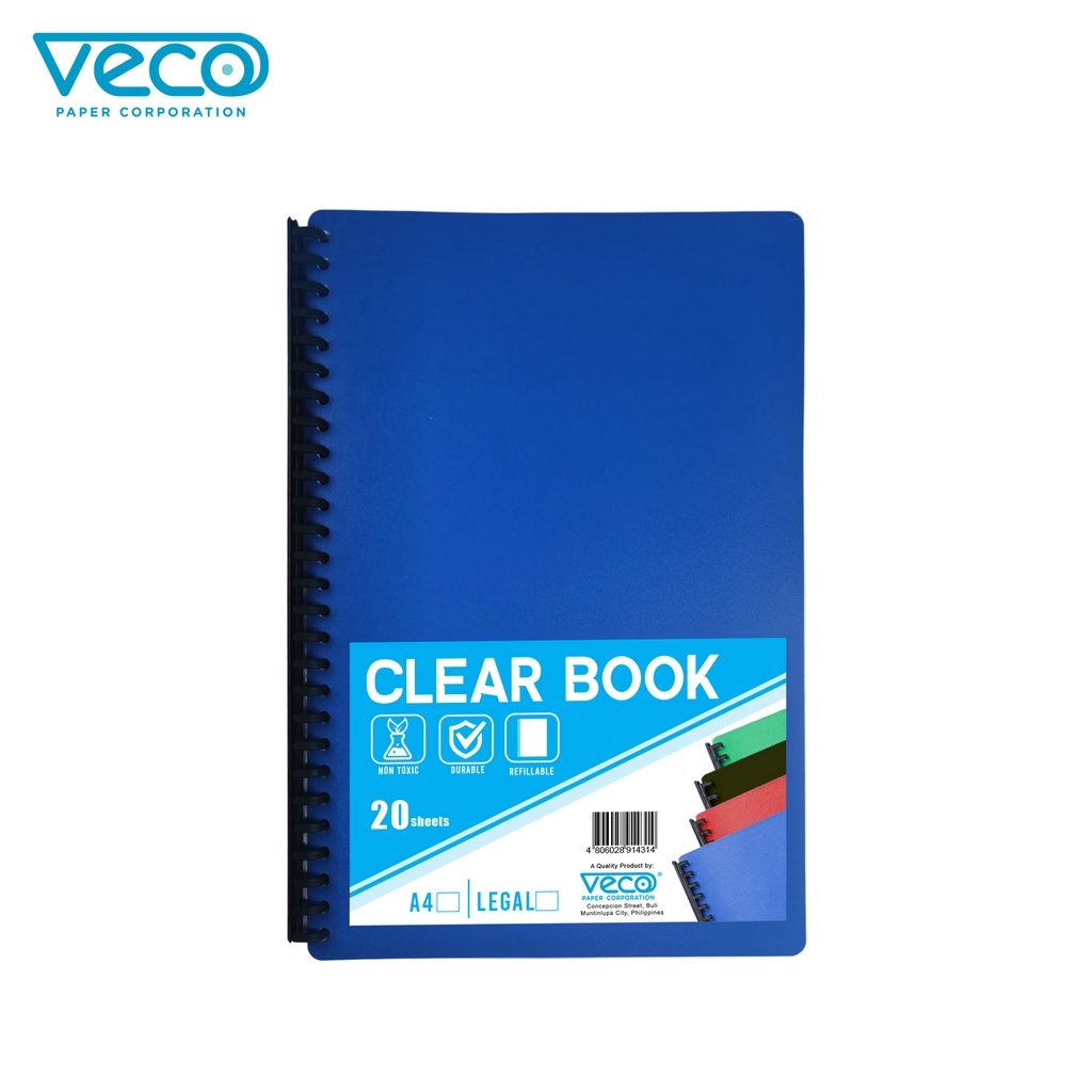 Veco Clear Book Long 20 Refills (1pc) | Shopee Philippines