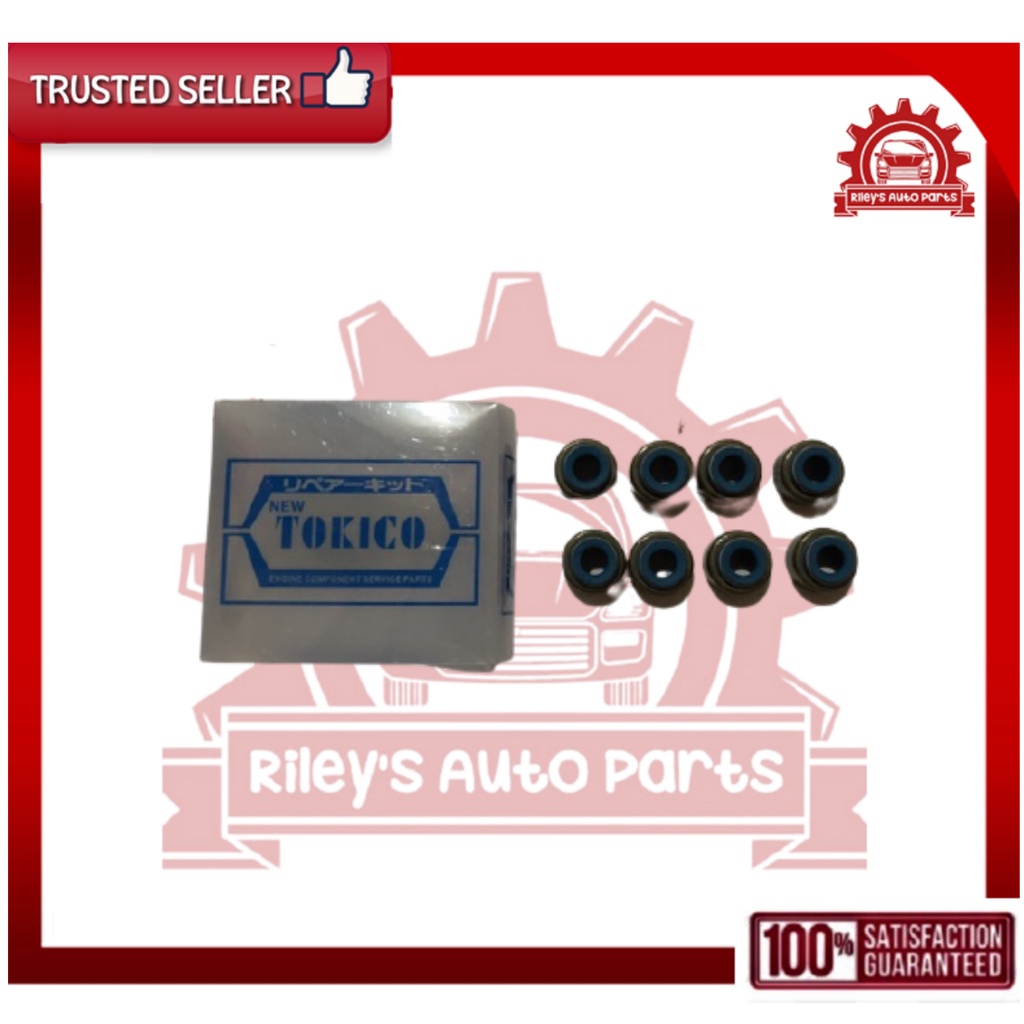NEW TOKICO VALVE SEAL SET(8pcs) FOR TOYOTA 3AU ENGINE | Shopee Philippines