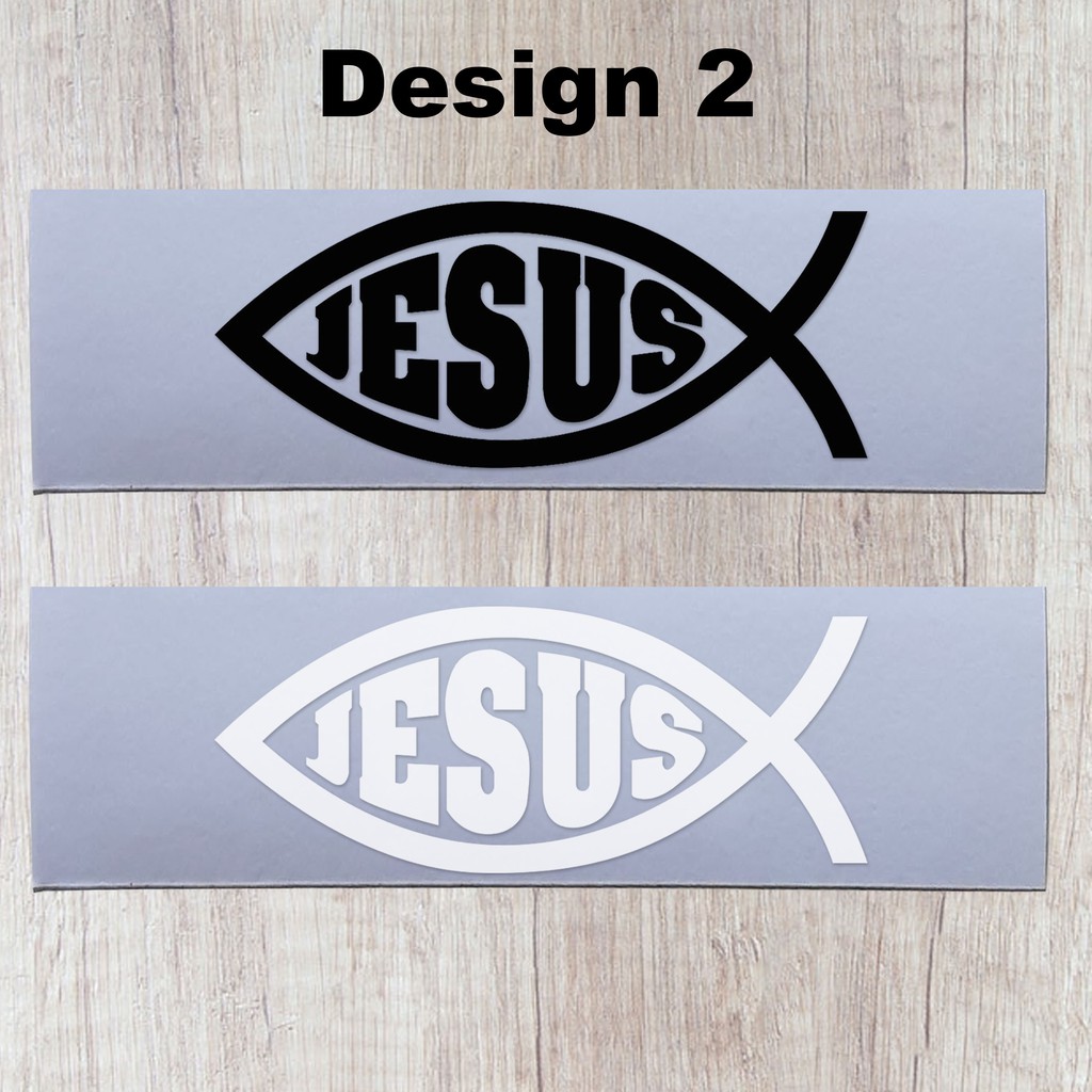 Jesus Fish Logo, vinyl cutout | Shopee Philippines