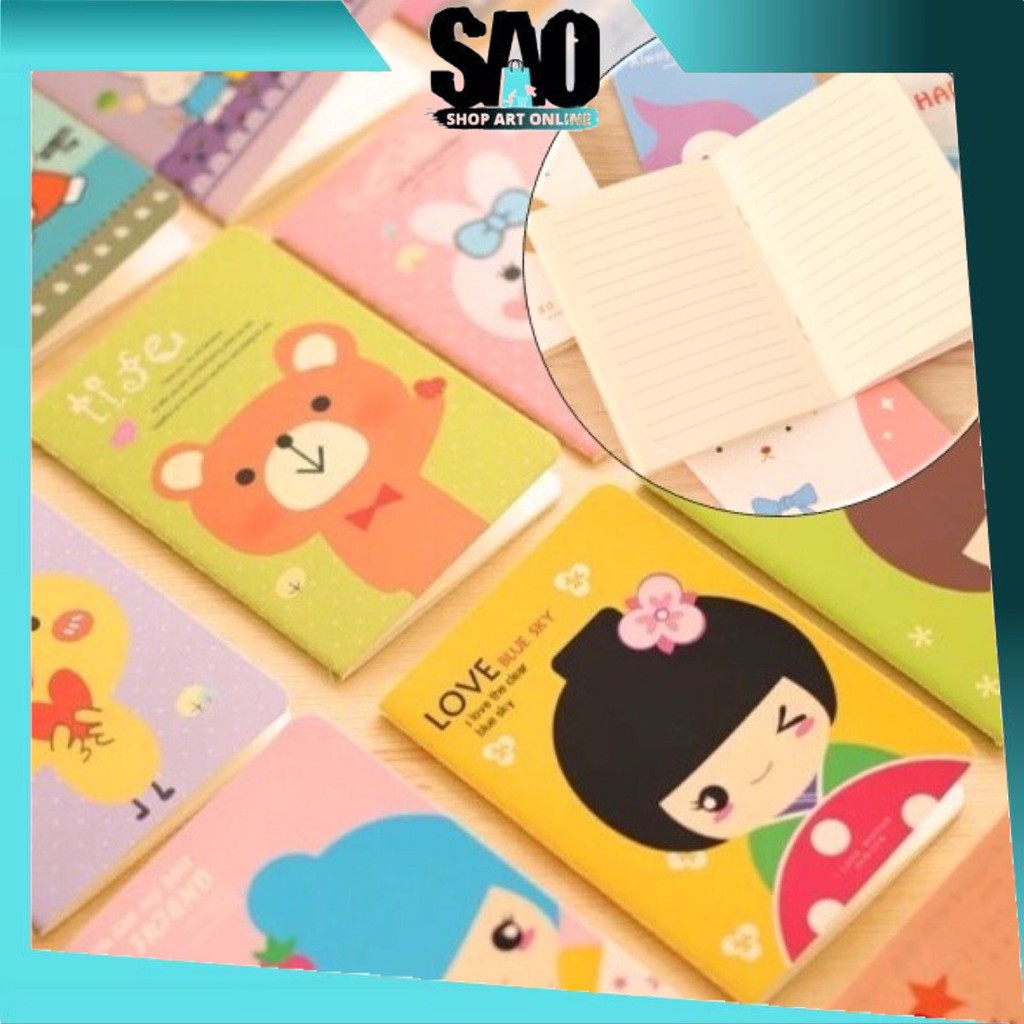 Sao - B582 Mini Writing Book / Mini Book / Small Memo Writing Book ...