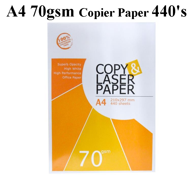 A4 70gsm Copy Laser Copier Paper 440 Sheets | Shopee Philippines