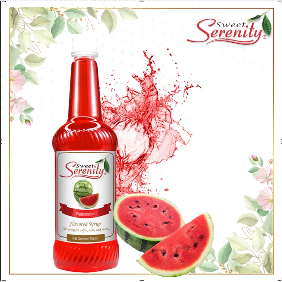 Sweet Serenity Watermelon Fruit Flavored Syrup | Shopee Philippines