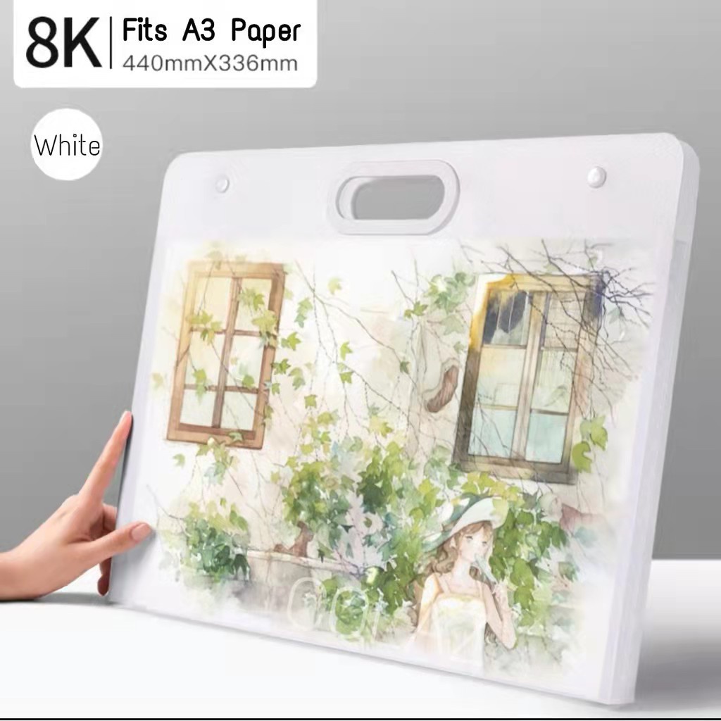 [8K/16K] A3/A4 SIZED BIG EXPANDING ENVELOPE ORGANIZER WITH HANDLE FOR ...
