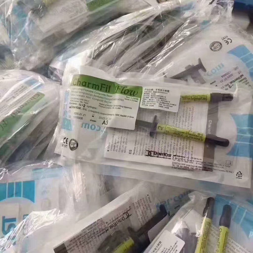 Korea CharmFil Plus and Flow light curing composite resin and flowable ...