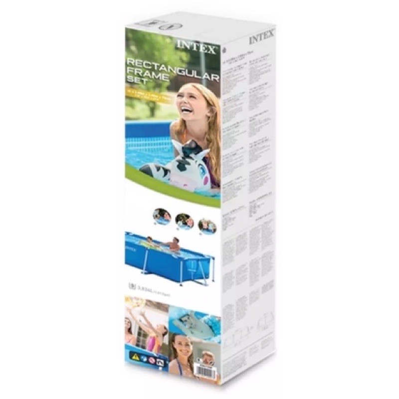 INTEX family rectangular frame set pool | Shopee Philippines