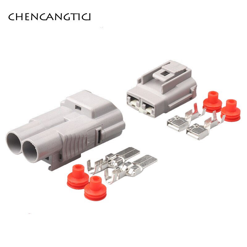 1 Set 2 Pin Sumitomo Automobile Sealed Wire Connector Heavy Trucks ...