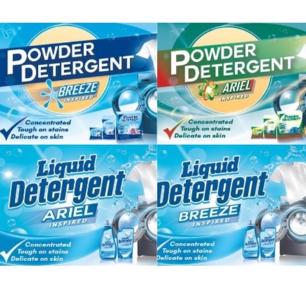 STICKER LABEL FOR LIQUID & POWDER DETERGENT | Shopee Philippines