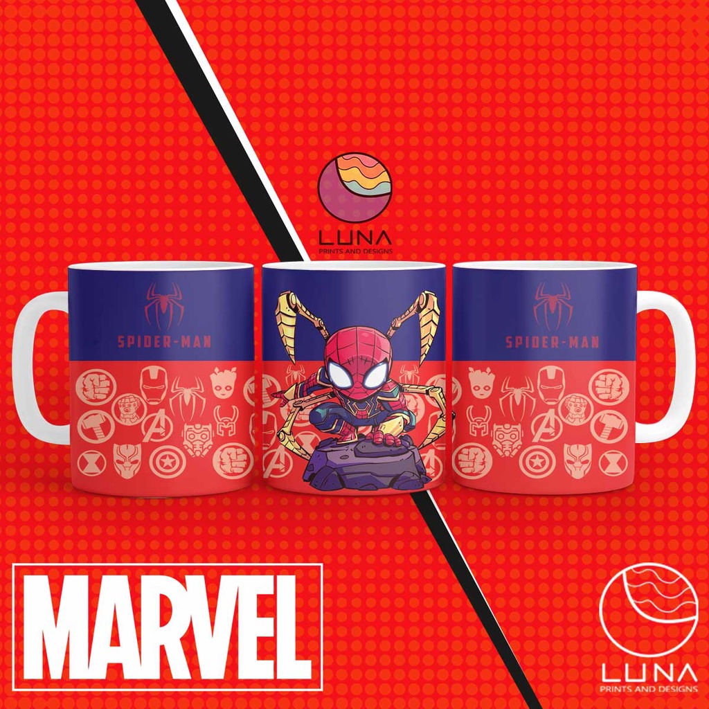 Marvel Comics - Avengers mug Collection (Black Panther Black widow ...
