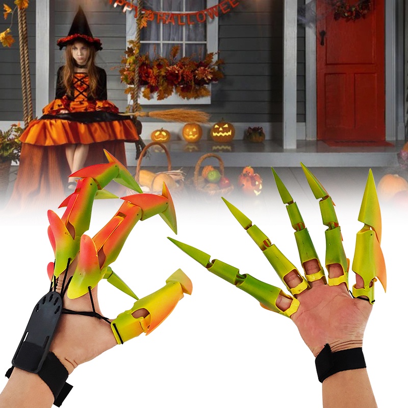 Halloween Articulated Fingers 3D Printed Finger Extensions Costume ...