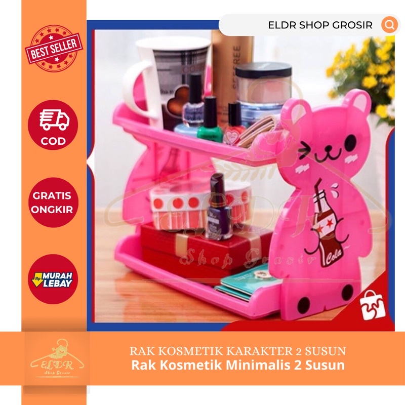 Versatile Stacking Shelves 2 Stacking Cute Characters Animal Double ...
