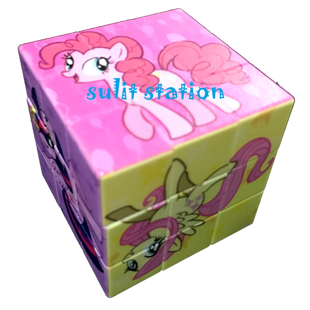 MLP MY LITTLE PONY 3X3 DESIGN CUBE MIND BRAIN PUZZLE CODED CHALLENGE ...