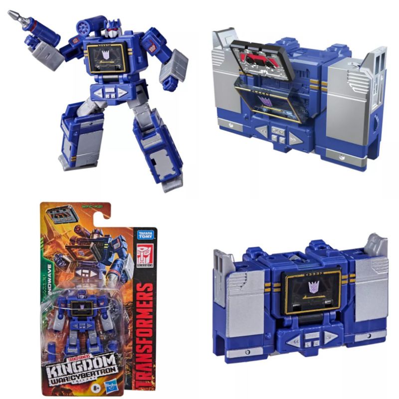 Transformers Generations WFC Kingdom Core Soundwave 3.5" | Shopee ...
