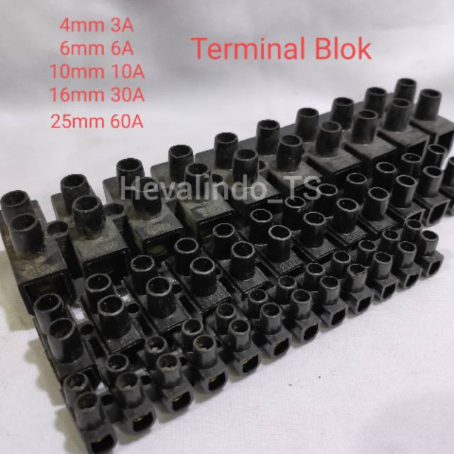 Terminal block block 3A 6A 10A 30A 60A - Terminal block block block 4mm ...