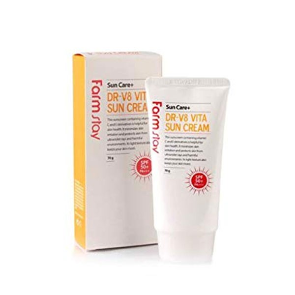 Dr V8 FARM STAY Vita Sun Cream SPF50+PA+++ 70g | Shopee Philippines