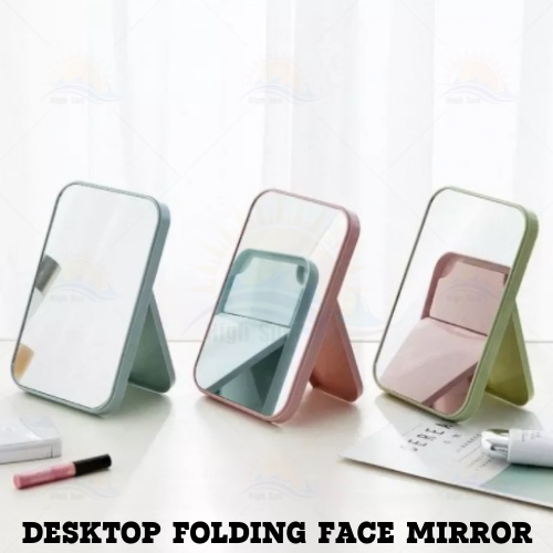 Foldable Mirror Stand Table Mirror Square Vanity Mirrors Beauty Mirror ...
