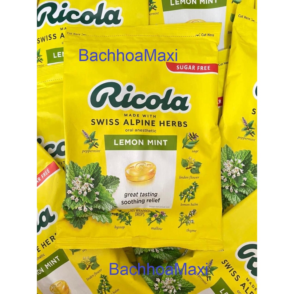 [new Date 08/2026] ricola herbal cough and hoarseness relief lozenges ...