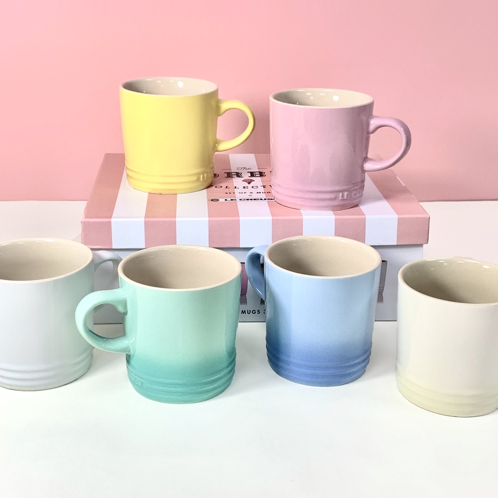 Le Creuset Cool Color 350ML Macaron Mug Straight Cup Couple Water Ice ...