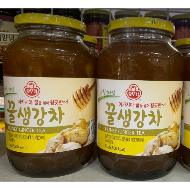Ottogi Honey Ginger Tea Serve with Cold or Hot Water 1Kg | Shopee ...