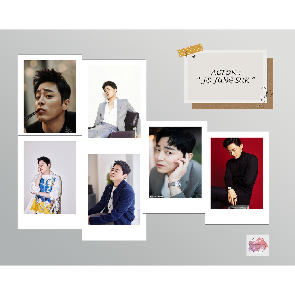Jo JUNG SUK - K-ACTOR PATTERN PHOTOCARD contains 5 pcs | Shopee Philippines