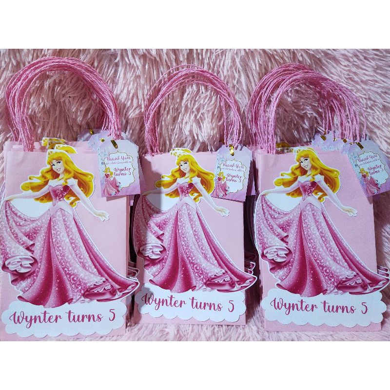 10pcs. Princess Aurora Theme Loot Bags with FREE TAGS | Shopee Philippines