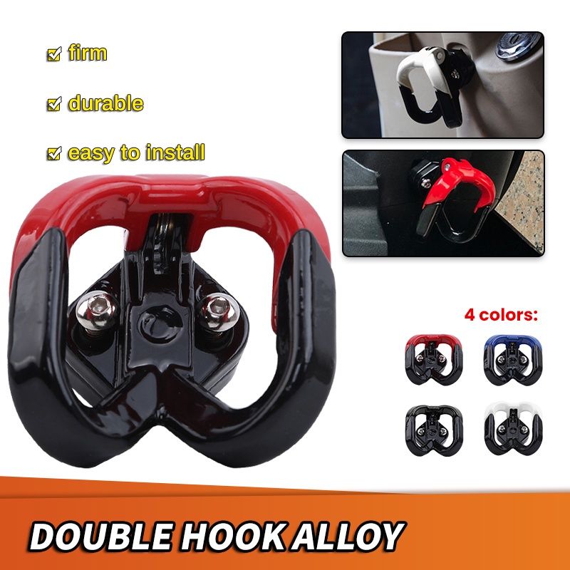 Motorcycle Universal Helmet Hook Double Hook Universal Alloy | Shopee ...