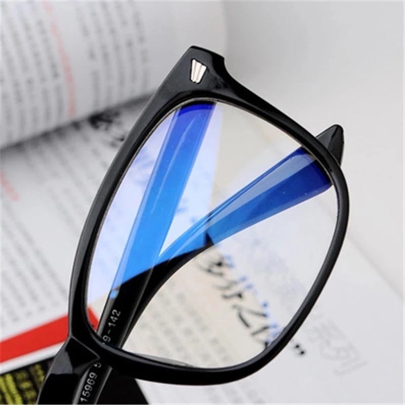 Unisex Square Anti Radiation Eyeglasses Computer Glasses Replaceable ...