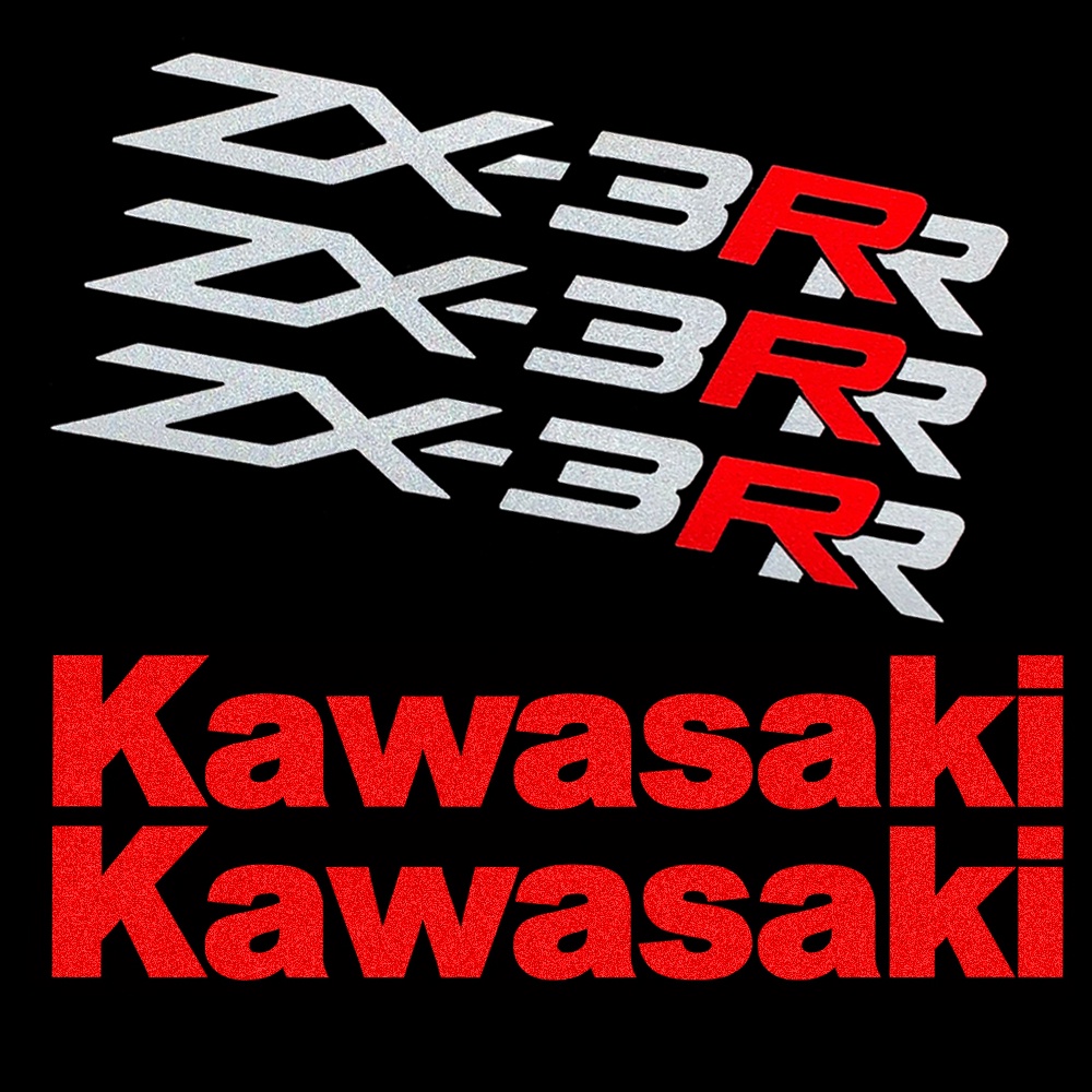 Reflective Motorcycle Decorative Decal Sticker for Kawasaki Ninja ZX ...