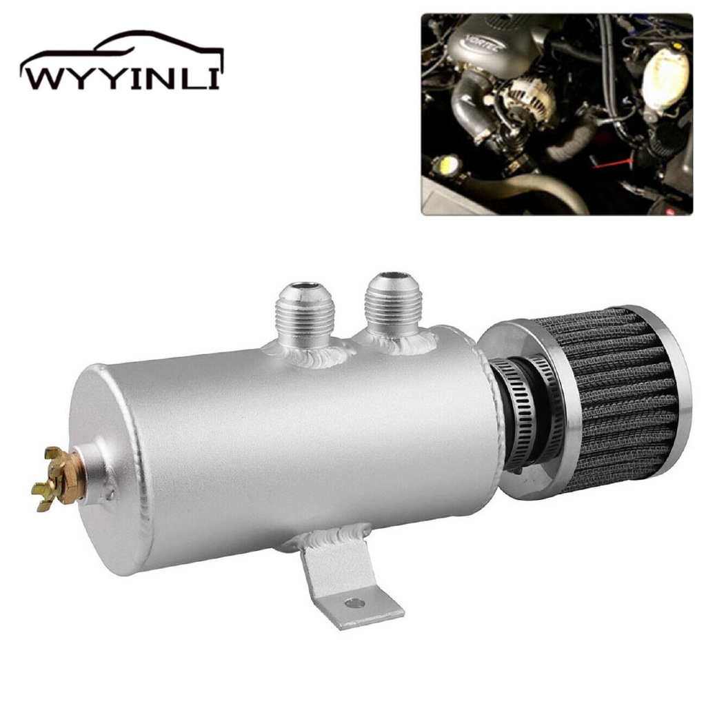Universal Car Engine Oil Catch Can Oil Breather with Air Filter AN10 ...