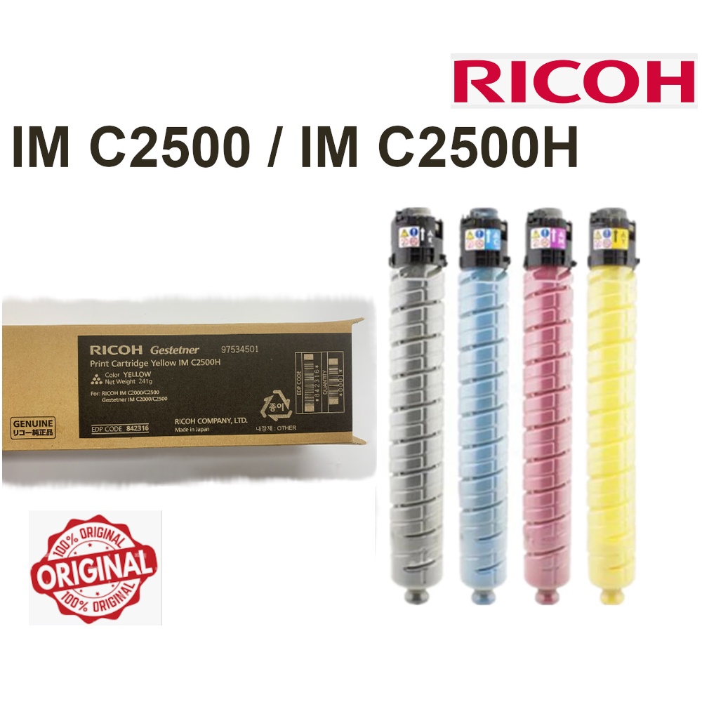 Genuine IM C2500 IM C2500H toner for Ricoh and Gestetner IMC2500 IMC2500H IM C2000 IMC2000 ...