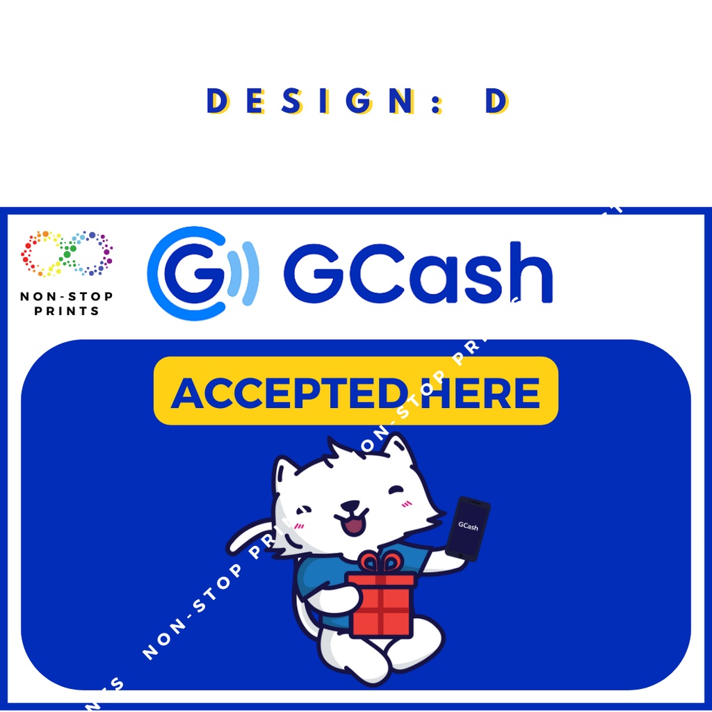 GCASH PAYMAYA SIGNAGE (CASH IN & CASH OUT SINTRABOARD) LOAD STANDEE A5 ...