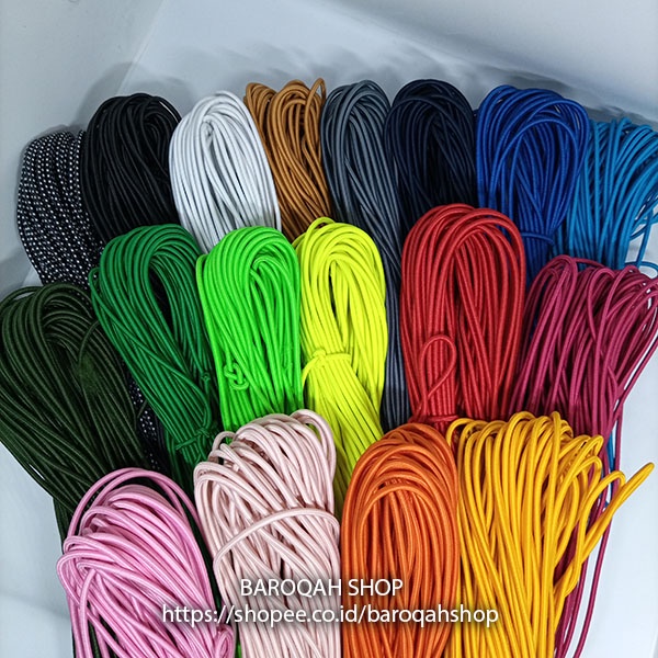 Round Elastic Rubber Rope (5 METER) | Shopee Philippines