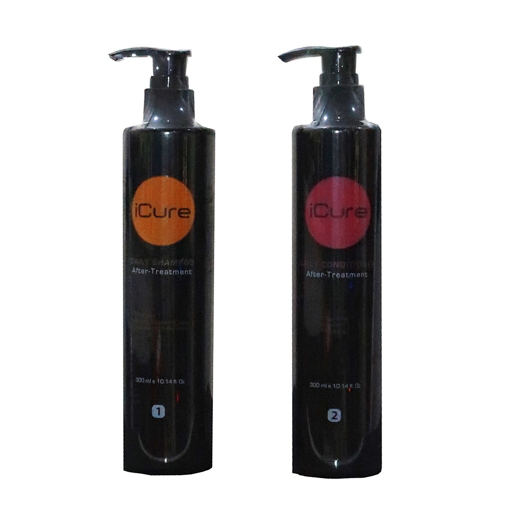 iCure Daily Shampoo and Conditioner 300ml | Shopee Philippines