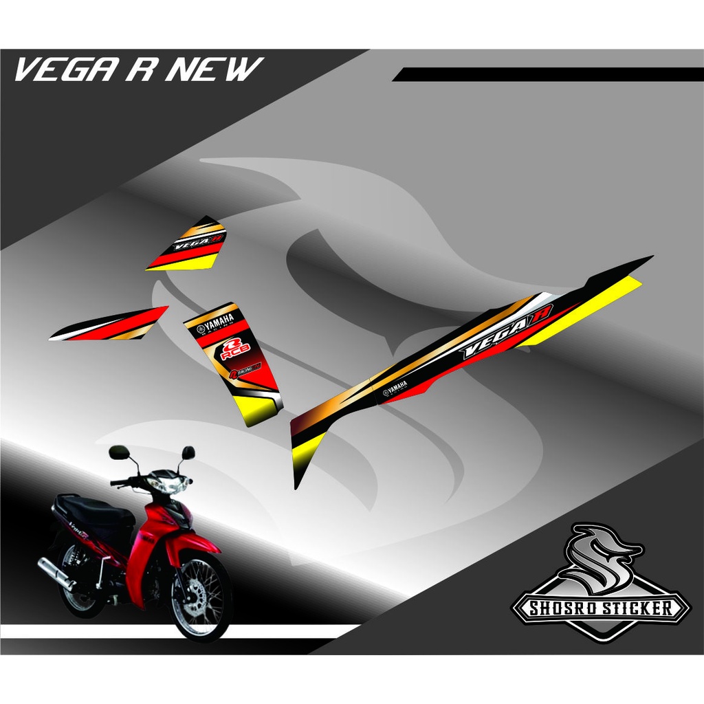 CUSTOM / STICKER VARIATION MOTORCYCLE YAMAHA VEGA R NEW STRIPING ...