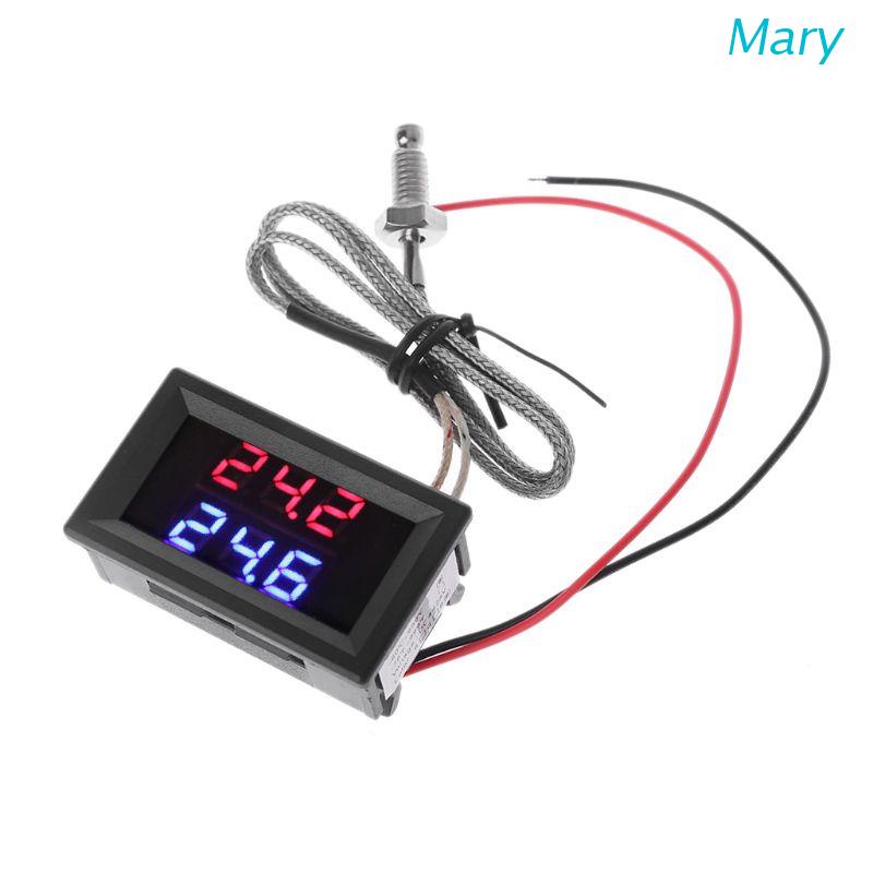 Mary Dual Digital K Thermocouple Thermometer Embedded High Temperature ...