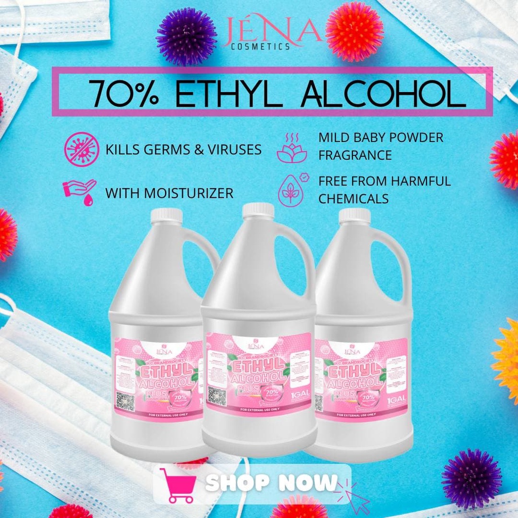 70% ETHYL ALCOHOL DISINFECTANT ANTISEPTIC 1 GALLON | Shopee Philippines